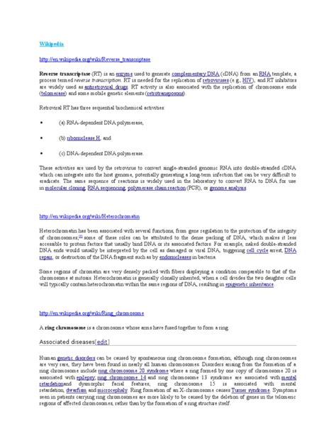 Reverse Transcriptase Rt Is An Wikipedia Pdf Reverse