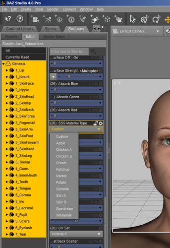 Error Using The New Subsurface In Daz 46 Daz 3d Forums