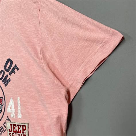 Jeep 지프 그래픽 반팔티 핑크 Xl [060404] 후루츠패밀리