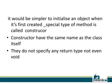 Methods And Constructors In Java Pptx Programming Languages Computing