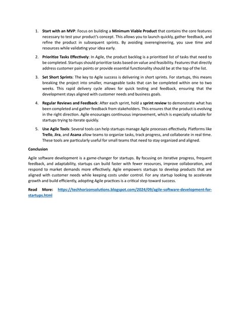 PPT Agile Software Development For Startups How To Build Faster With Less PowerPoint