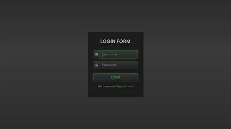 Glowing Inputs Login Form Using Html Css And Javascript With Source Code Sourcecodester