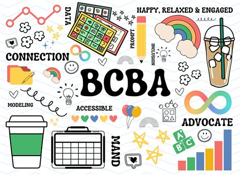 Retro Bcba Png Sublimation Digital Design Etsy