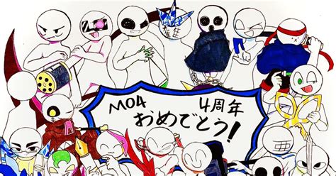 Mo4 Mo4 四周年！ まつ🐈のイラスト Pixiv