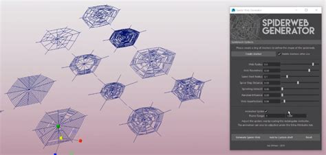Spider Web Generator For Maya Free Artisan Scripts Plugins Downloads For Maya
