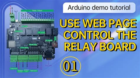 Arduino Demo Code Tutorial 01 Use Web Page Control The Relay Board