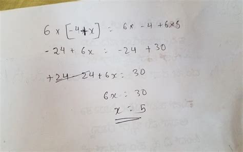 I The Value Of Integer X For 6 4 X 6 4 6 X 5 Is Brainly In