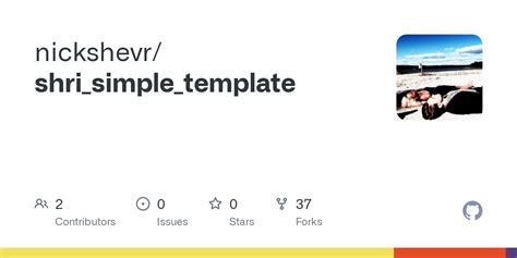 Github Nickshevrshrisimpletemplate