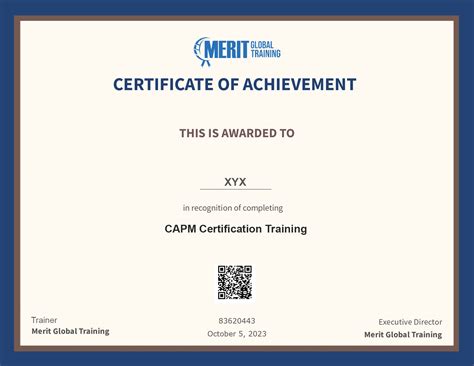 Capm Certification Course Pmi Authorized Training Partner Merit