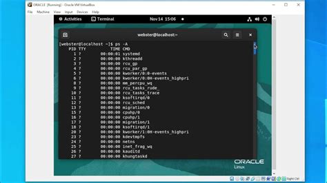 Top Free Df Ps Ps Aux H Commands Oracle Linux Youtube