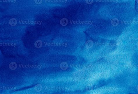 Watercolor Deep Indigo Blue Background Texture Hand Painted Aquarelle