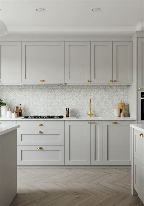 24 Chic Light Gray Kitchen Cabinet Ideas For A Soft Modern Look