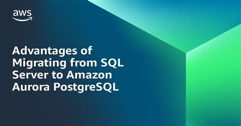 Aws Databases And Analytics On Linkedin Sponsored Content Advantages Of Migrating From Sql