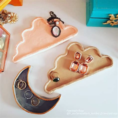 Clay Jewellery Tray Clay Crafts Diy Clay Crafts Clay Art Projects