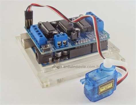 Controlando Servo Motor Com O Motor Shield L293d Arduino E Cia