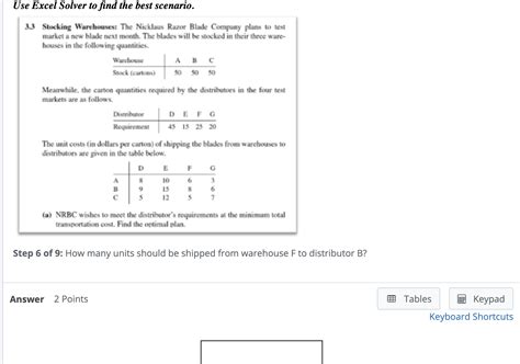 Solved Use Excel Solver To Find The Best Scenario 3 3