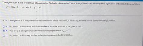 Solved The Eigenvalues In This Problem Are All Nonnegative Chegg