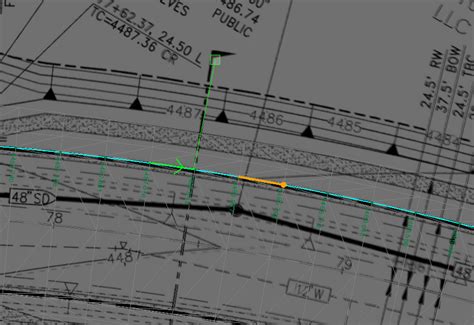 Extract Feature Line From Corridor Surface Trimble Business Center