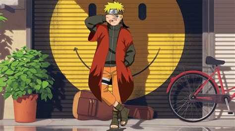 Naruto Uzumaki Wallpaper 4k Smiley Face Graffiti Street Art