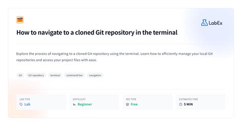 How To Navigate To A Cloned Git Repository In The Terminal Labex