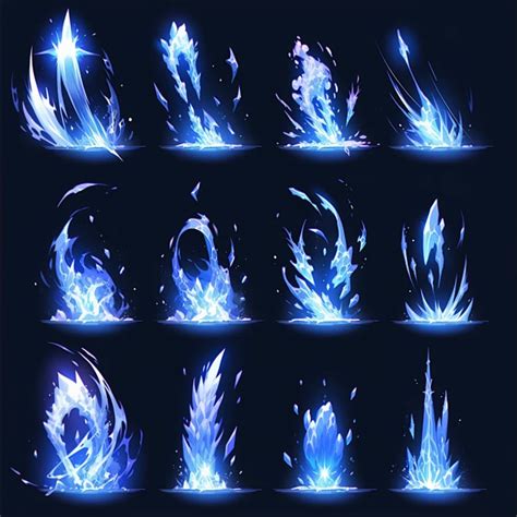 游戏素材 特效元素 5 花瓣网