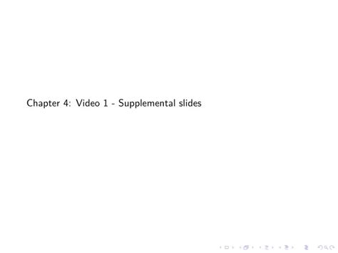 Ppt Chapter 4 Video 1 Supplemental Slides The Autoregressive Model Powerpoint