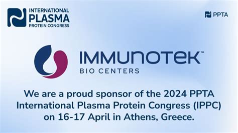 Ippc2024 Plasma Ppta Ippc Plasma Innovatewithimmunotek