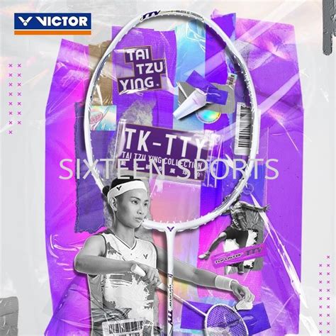Victor Thruster Tty Tk Tty Badminton Racket 4u C W Vbs66 String And Overgrip Badminton Shoe