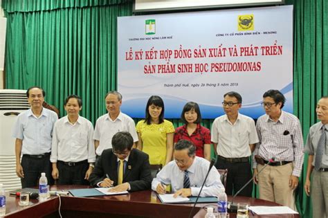 Ký Kết Hợp đồng Sản Xuất Và Phát Triển Sản Phẩm Sinh Học Pseudomonas Bình Điền Mekong
