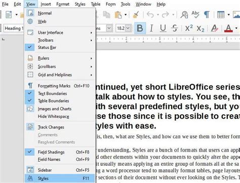 What Are Styles And How To Use Them In Libreoffice Being Used User