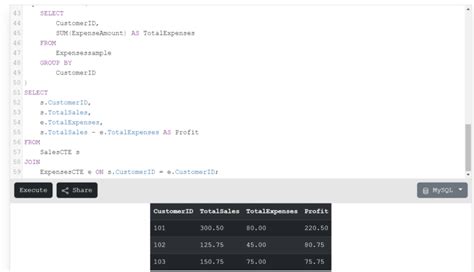 How To Use Multiple Ctes In Sql Mysqlcode