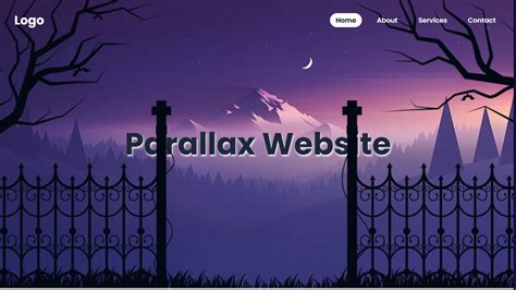 Parallax Scrolling Website Using Html Css And Javascript How To Make Website Youtube