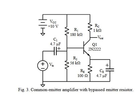 Solved The Ce Amplifier In Fig 1 Has No Emitter