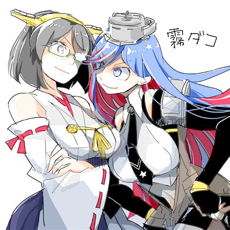 Kirishima And South Dakota Kantai Collection Drawn By Hiro Srso4