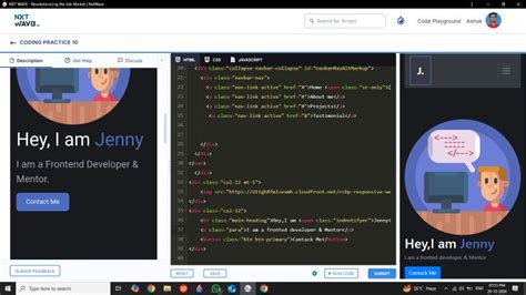 30daysofcode Ccbp Nxtwave Programing Html Frontend Bootstrap