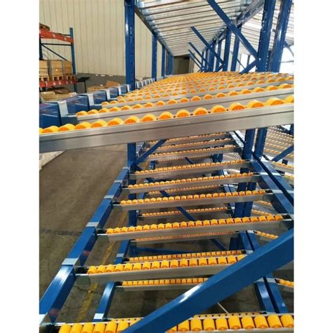 Metal Warehouse Pallet Roller With Wheels Carton Flow Rack System