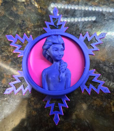 Frozen Anna Elsa Snow Flake Remixed By Shawnmakerworld Download Free 3d Models