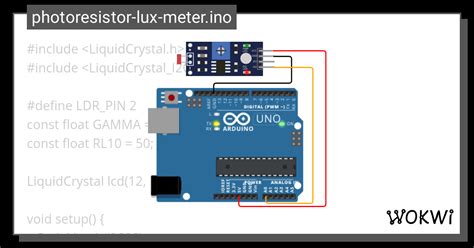 Photoresistor Lux O Wokwi Esp32 Stm32 Arduino Simulator