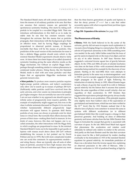Notes For The Phenomenon Of Gravity A New Kind Of Science Online By Stephen Wolfram [page 1047]