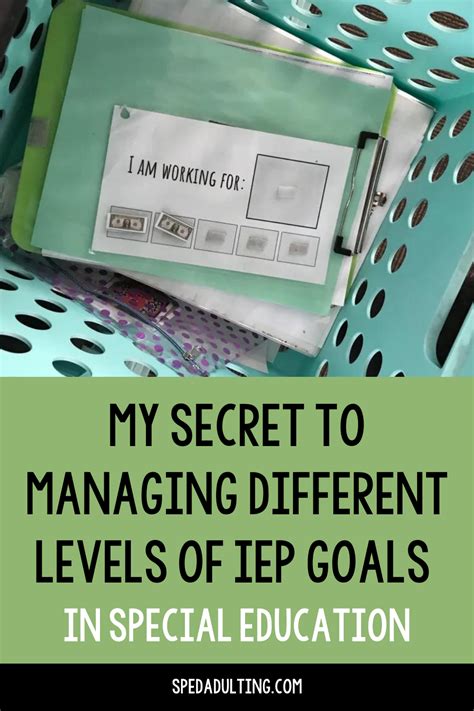 Managing Different Levels Of Iep Goals Data Collection Artofit