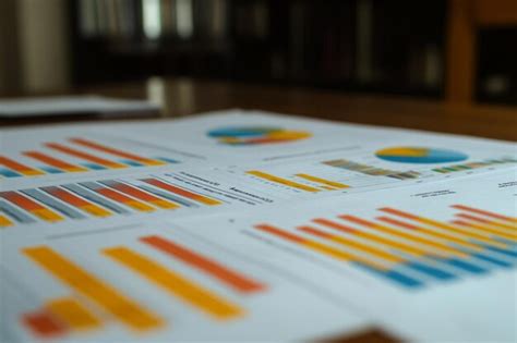 Analyzing Project Performance Metrics And Outcomes Generative Ai Premium Ai Generated Image