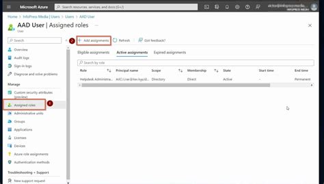 Azure Ad Roles And Permissions Assign And Manage Roles For Users And Groups