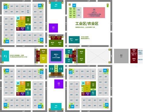 【遥远的边陲】城镇社区万用布局图 详解 哔哩哔哩