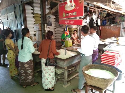 ဘီးလင်းမြို့နယ်အတွင်းရှိ ဆန်ဆိုင်များအား ဈေးနှုန်းမြှင့်တင်ရောင်းချခြင