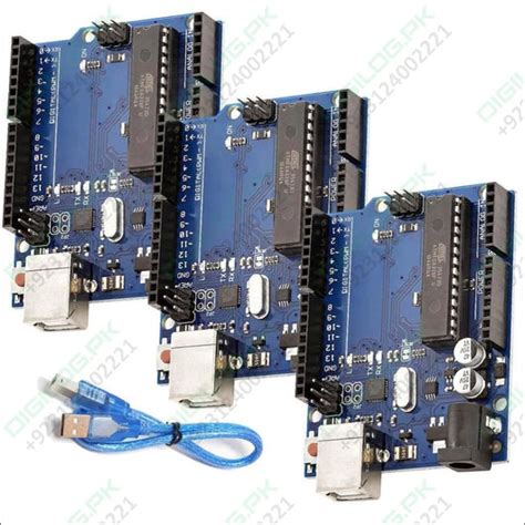 Arduino Uno R3 Dip With Usb Cable Without Arduino Logo Digilogpk