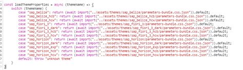 Cannot Switch Theme When Bundled With Parcel Issue Sap Ui Webcomponents Github