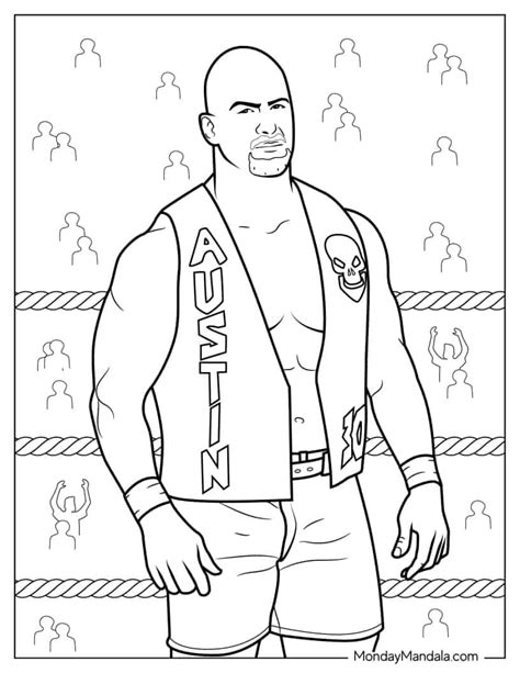 28 Wrestling Wwe Coloring Pages Free Pdf Printables Artofit