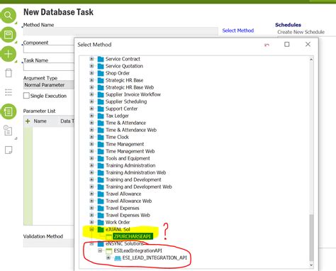 Creating A Database Task Using A Custom Api Ifs Community