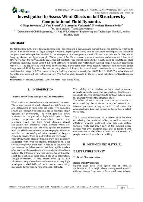 Pdf Investigation To Assess Wind Effects On Tall Structures By