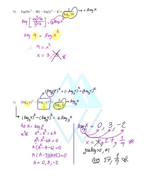 รวมโจทย์ Logarithm โดย Washi Tutor By พี่หมอไอซ์